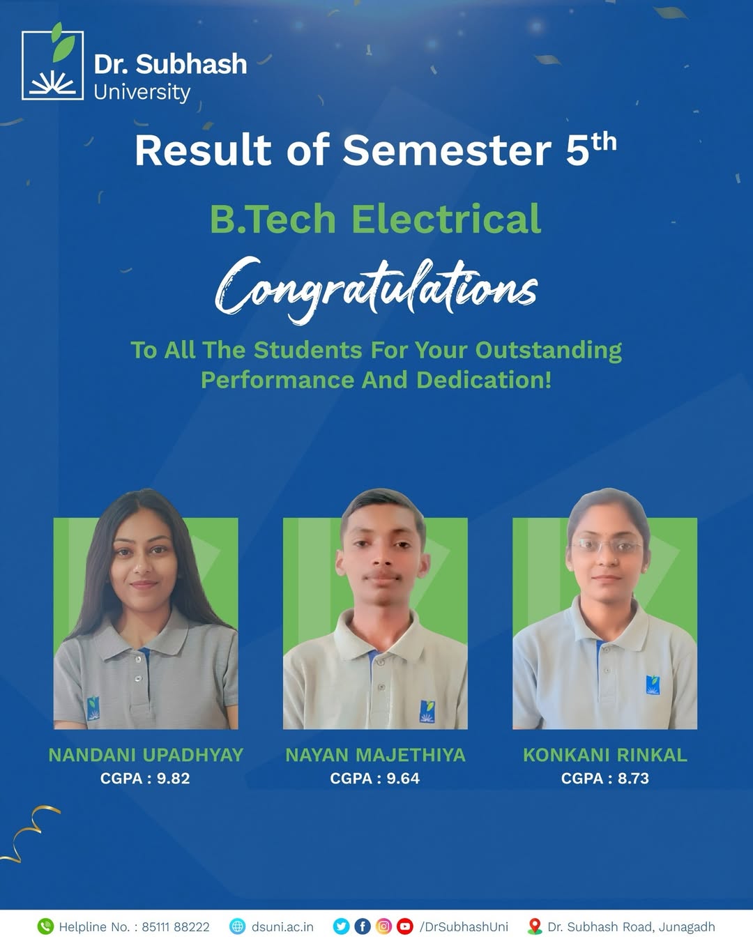 Celebrating Success in Electrical Engineering Excellence - Dr. Subhash ...